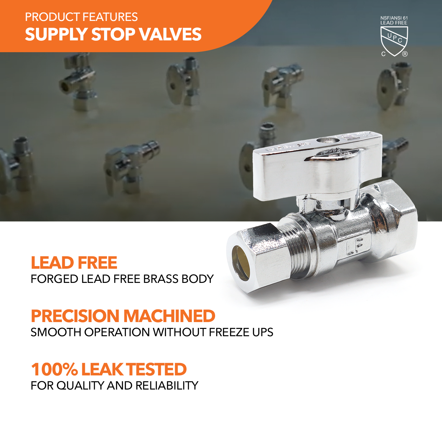 FIP Supply Stop Valve (12 Pack) | HPS: HvacPlumbingShop.com